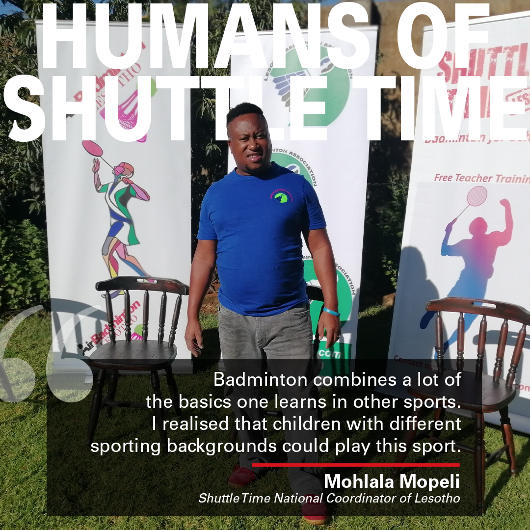 Humans of Shuttle Time: MOHLALA MOPELI – Badminton Confederation of Africa