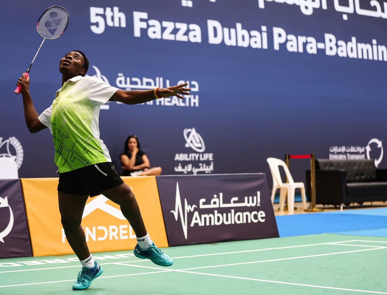 African Badminton Star Mariam Eniola Bolaji Shines Bright and Secures Gold at Fazza Dubai Para ...