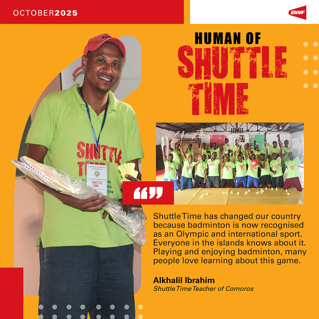 Humans of Shuttle Time: Alkhalil Ibrahim – Badminton Confederation of ...